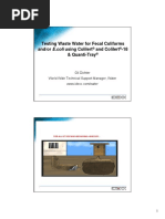 Colilert - 18 E-Coli Detection Manual | PDF | Microbiology | Bacteria