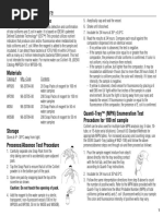 Colilert - 18 E-Coli Detection Manual | PDF | Microbiology | Bacteria
