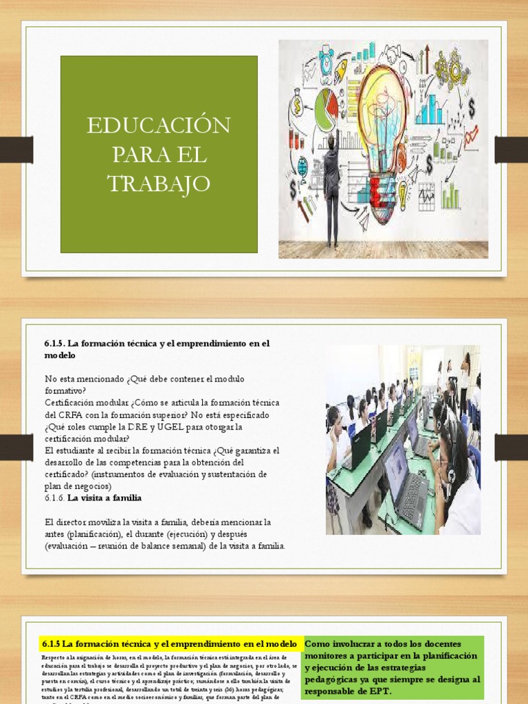 Presentacion EPT | PDF | Aprendizaje | Evaluación
