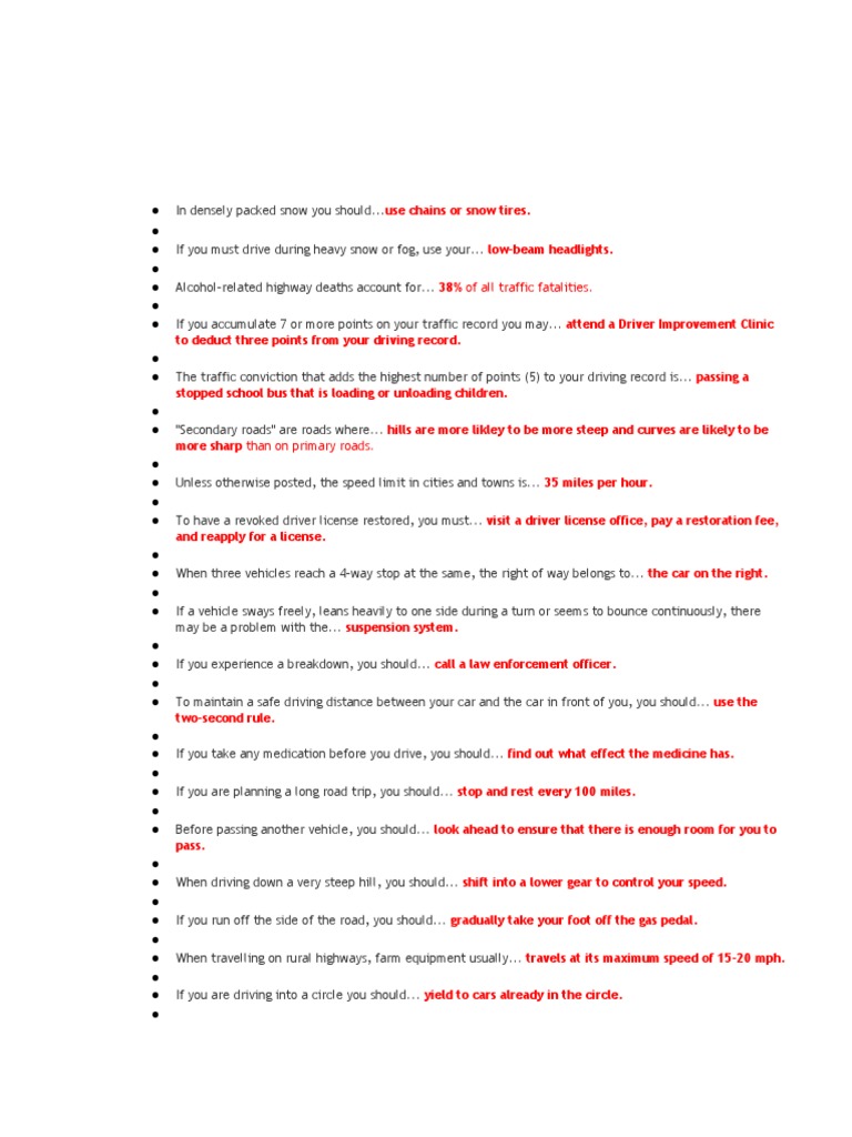Driving Test Dump-1 PDF | PDF | Lane | Traffic