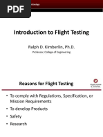 Intro To Flight Testing Engineering | PDF | Flight Test | Aircraft