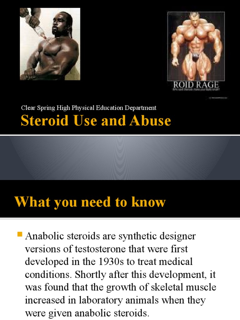 Understanding Steroid Use and Risks | PDF | Medical Specialties ...