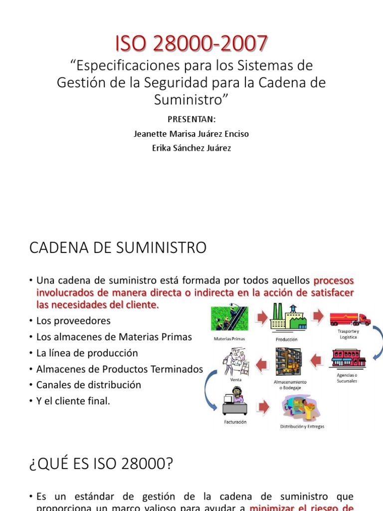Iso 28000-2007 | PDF | Seguridad | Planificación