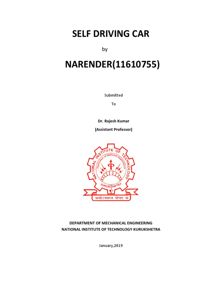 Self Driving | PDF | Car | Systems Engineering