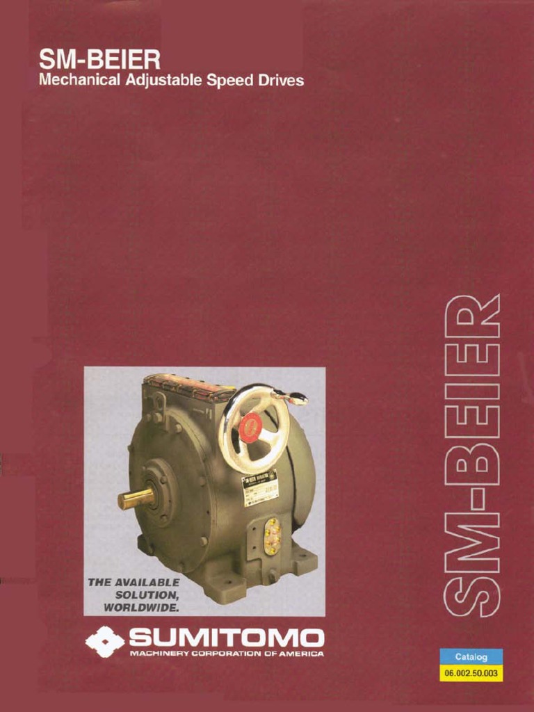 Beier Variator Catalog | PDF