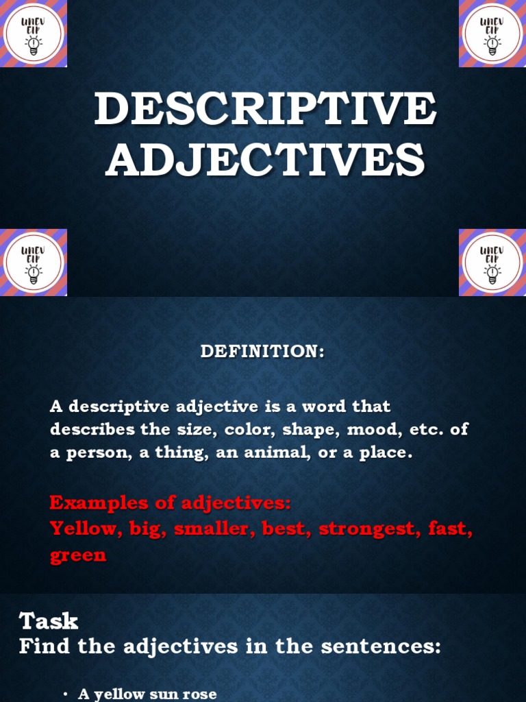 Understanding Descriptive and Quantitative Adjectives | PDF | Adjective ...