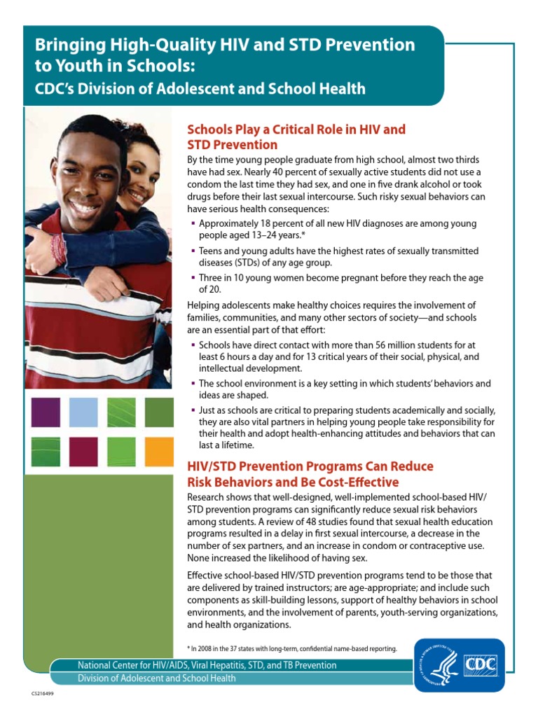 Bringing High-Quality HIV and STD Prevention To Youth in Schools | PDF ...