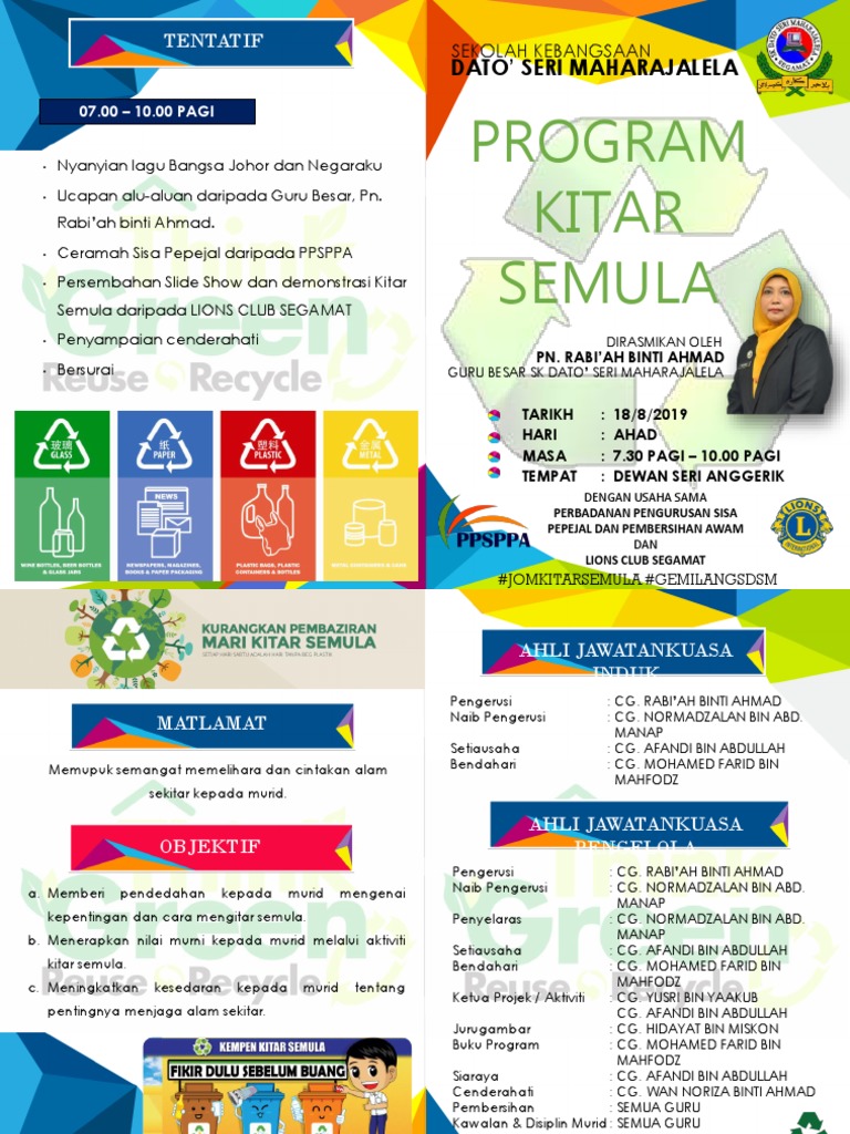 Buku Program Kitar Semula SDSM 2019 | PDF