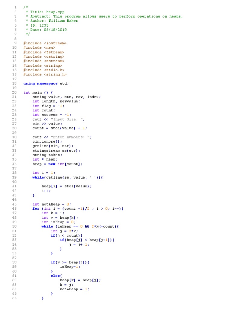 Heap | PDF | Theoretical Computer Science | Areas Of Computer Science