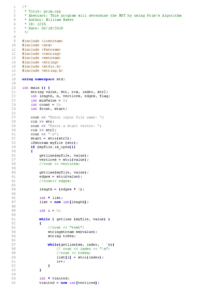 Prim | PDF | Discrete Mathematics | Algorithms