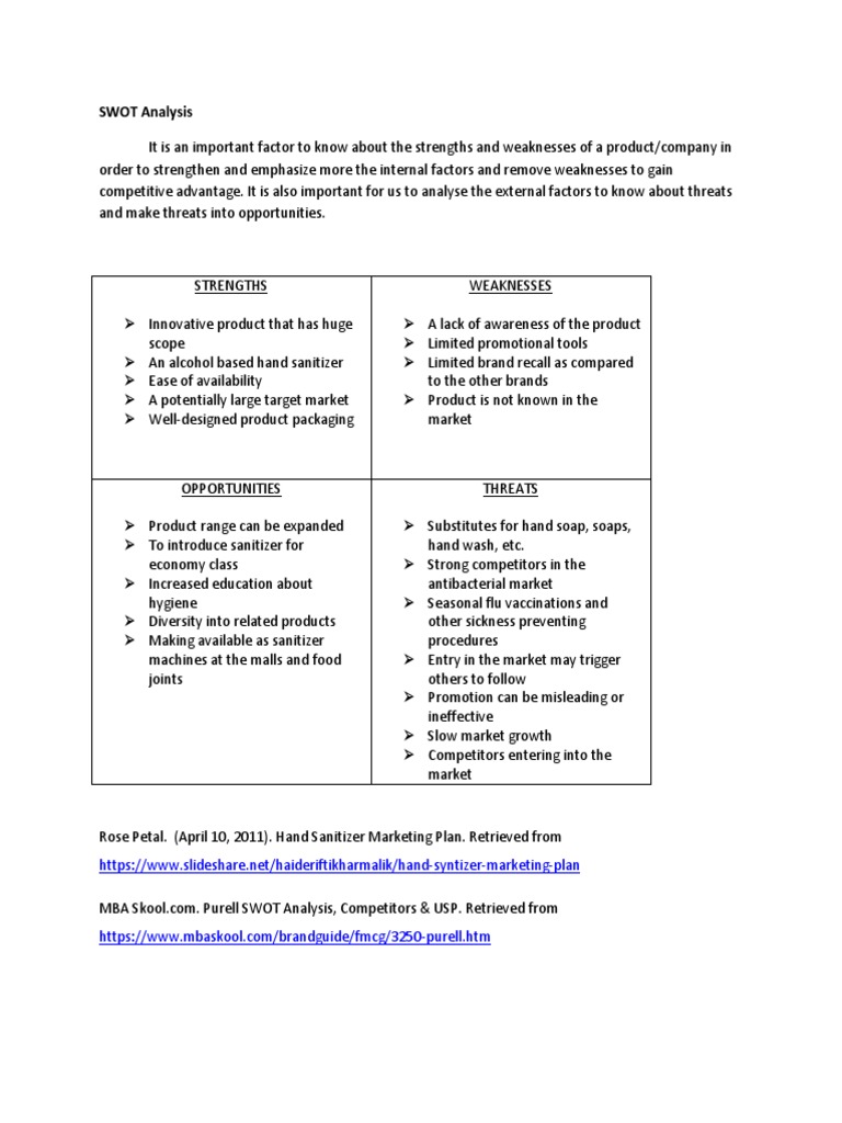 SWOT Analysis | PDF | Business | Finance & Money Management