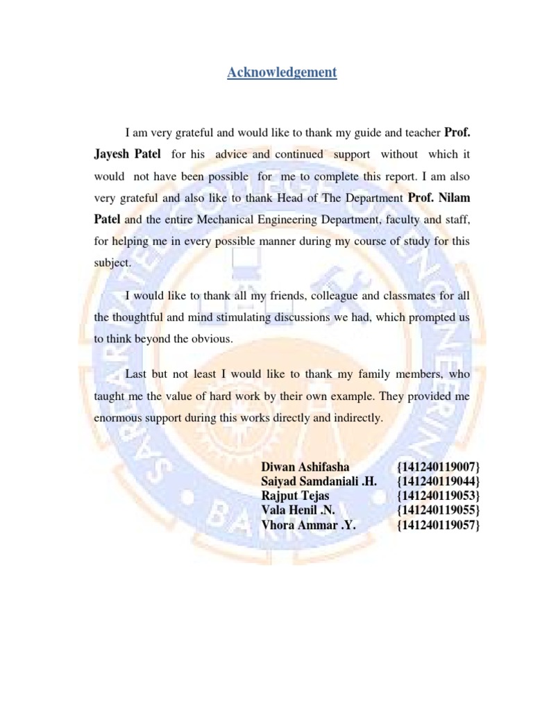 Acknowledgement 2017 | PDF | Prototype | Design