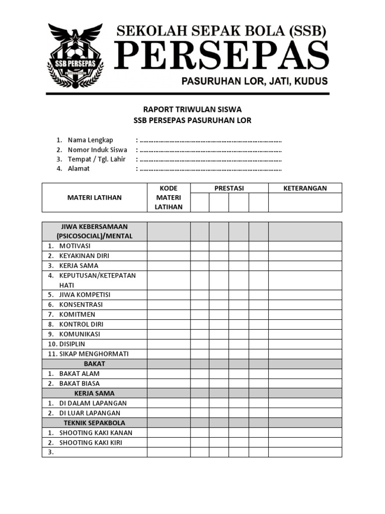 Raport Triwulan SSB | PDF