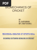 Physics of Cricket | PDF | Force | Rotation