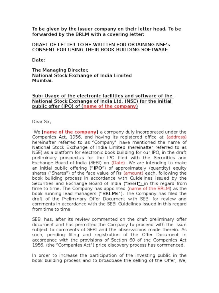 Letter 2 | PDF | Initial Public Offering | Securities (Finance)