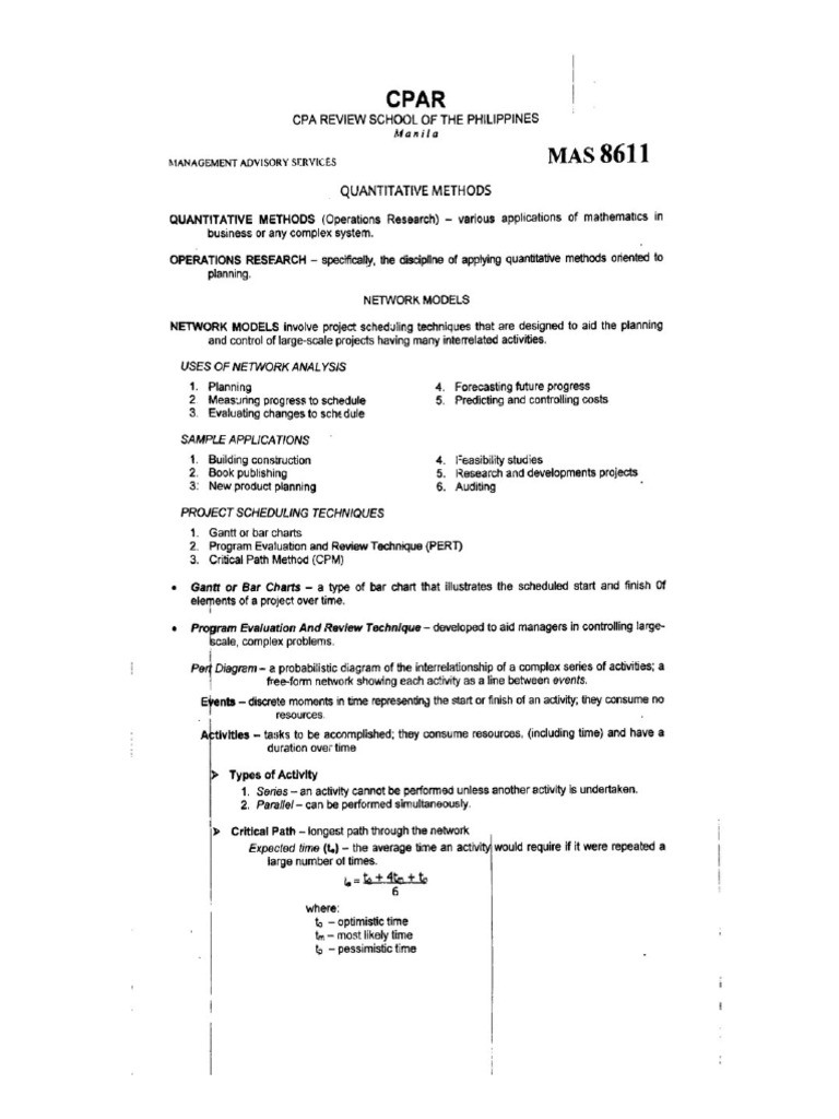 Quantitative Methods | PDF