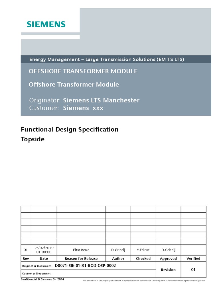 Design Spec For Topside | PDF | Scada | Emergency Evacuation