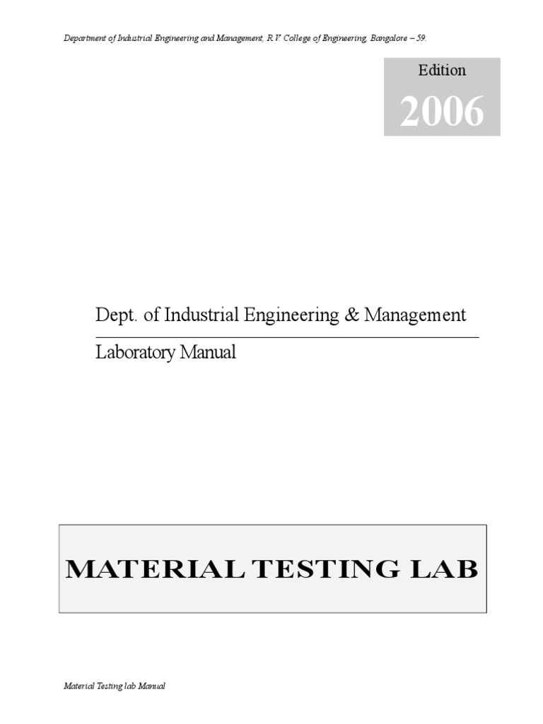 Mos Lab Manual Pdf Strength Of Materials Yield Engineering