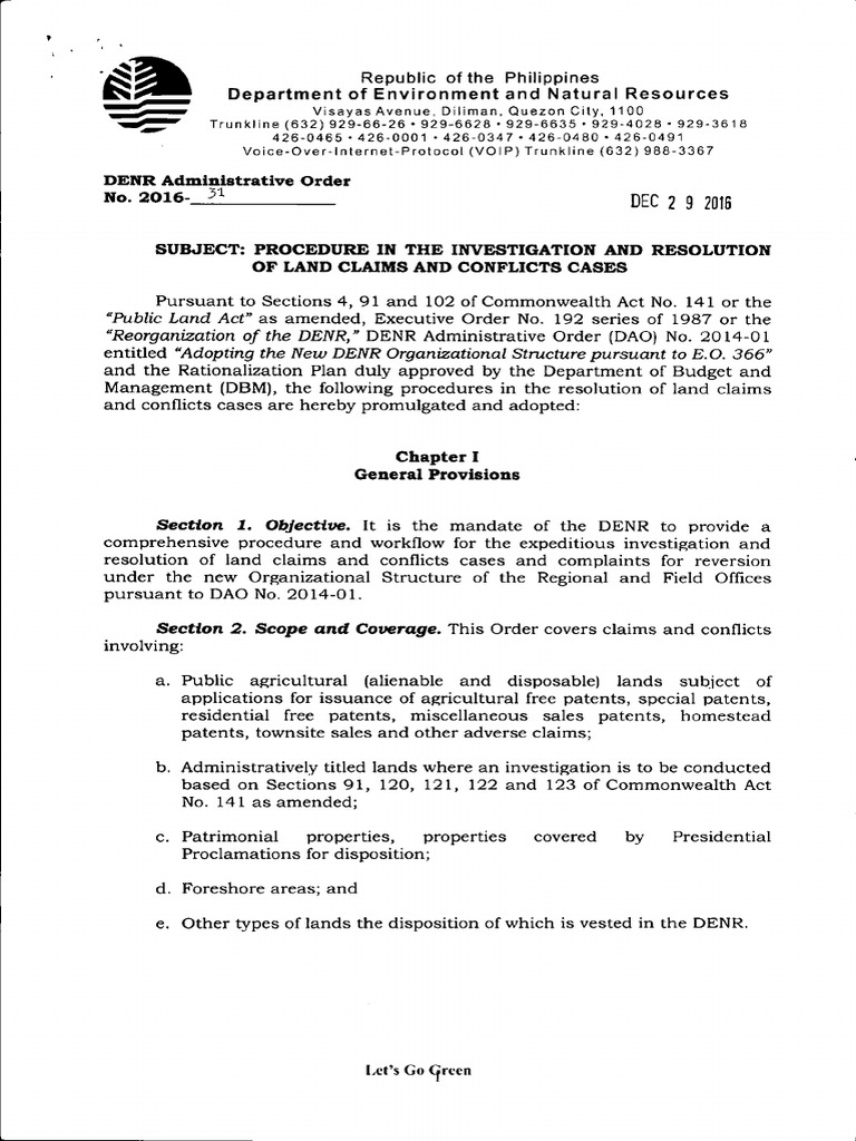 Denr Protest Rules PDF | PDF