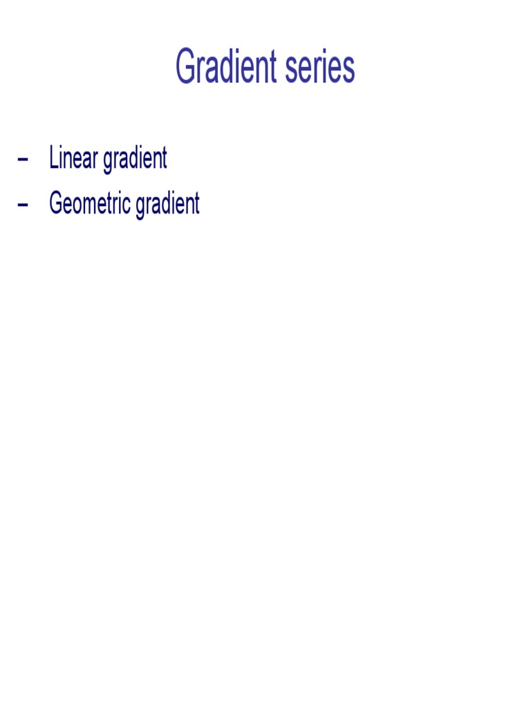 Gradient | PDF | Present Value | Interest