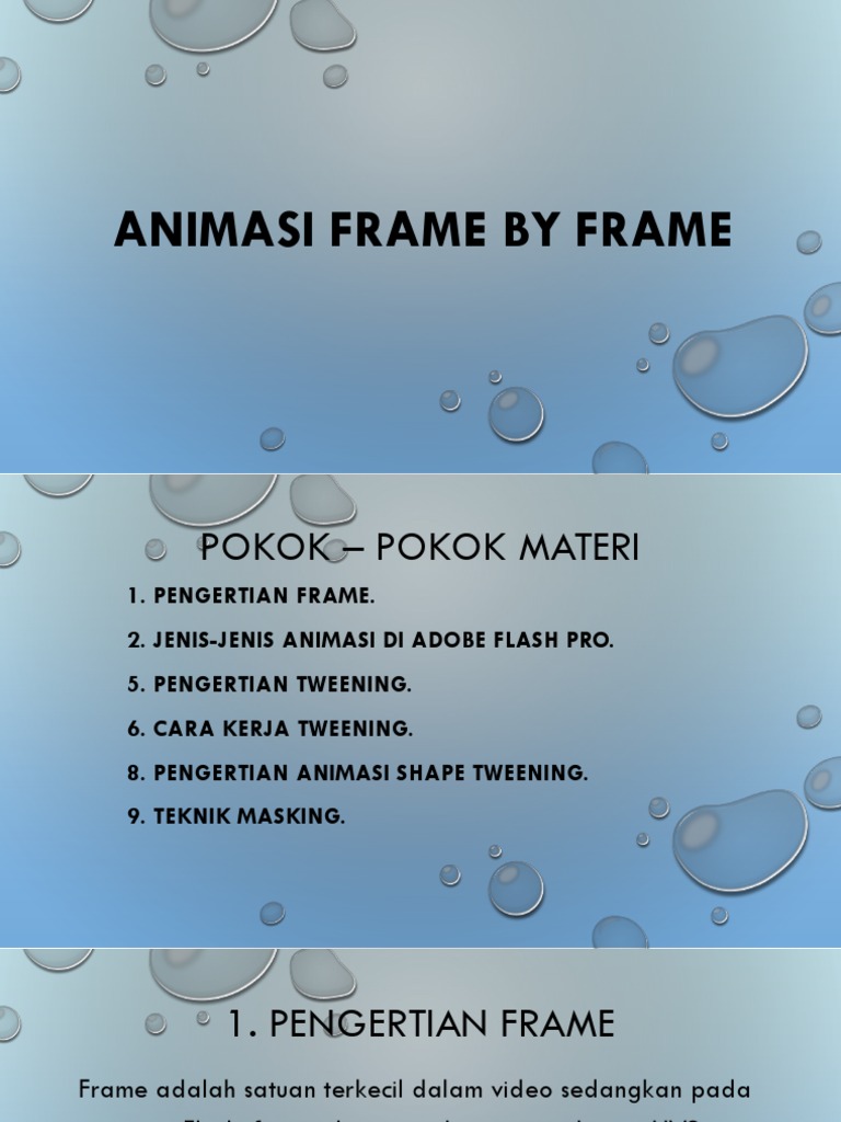 Animasi Frame by Frame | PDF