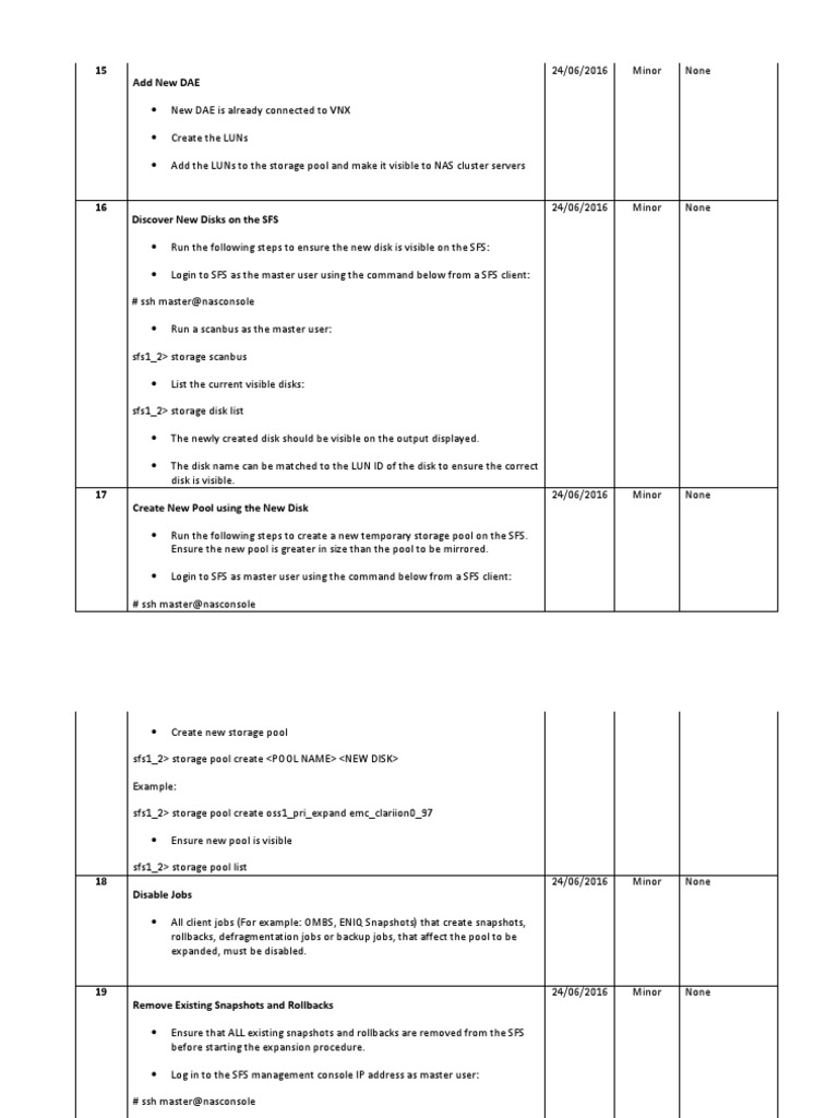 SFS Storage Pool Expansion Guide | PDF | Cache (Computing) | Backup