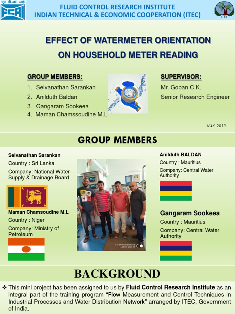 Water Meter Orientation Impact Study | PDF | Flow Measurement | Nature