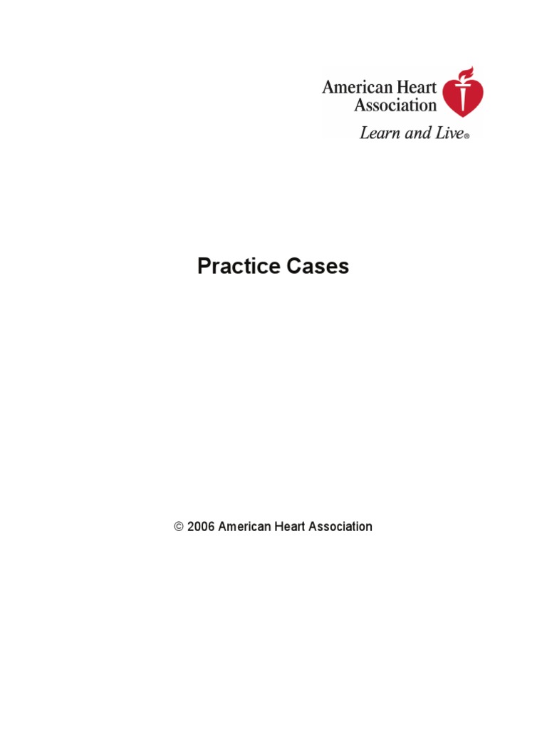 PALS Practice Case | PDF | Shock (Circulatory) | Breathing