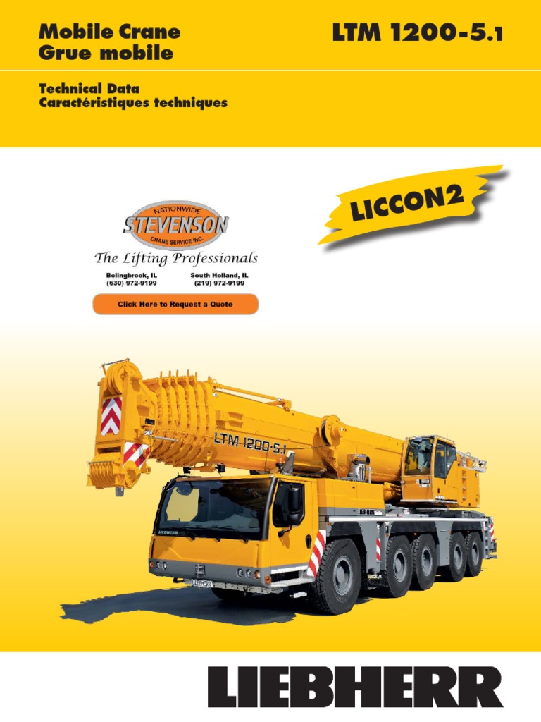 Liebherr Crane All Terrain Load Chart | PDF | Manufactured Goods | Vehicles