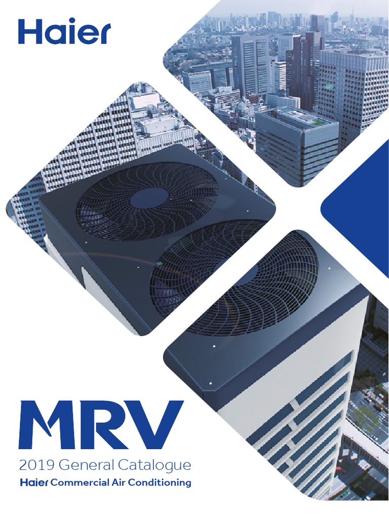 Haier 2019 MRV Brochure | Download Free PDF | Air Conditioning | Power ...