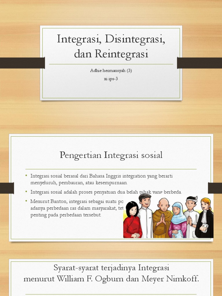 Sosiologi Integrasi | PDF