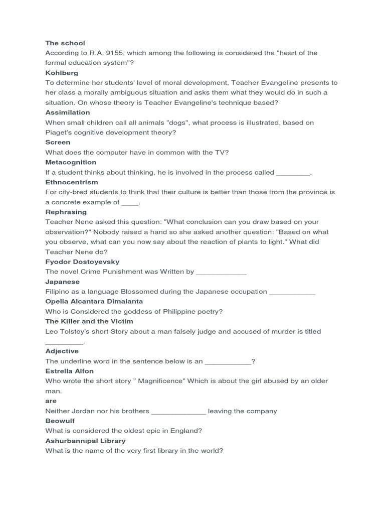 Major | PDF | Meat | Teachers