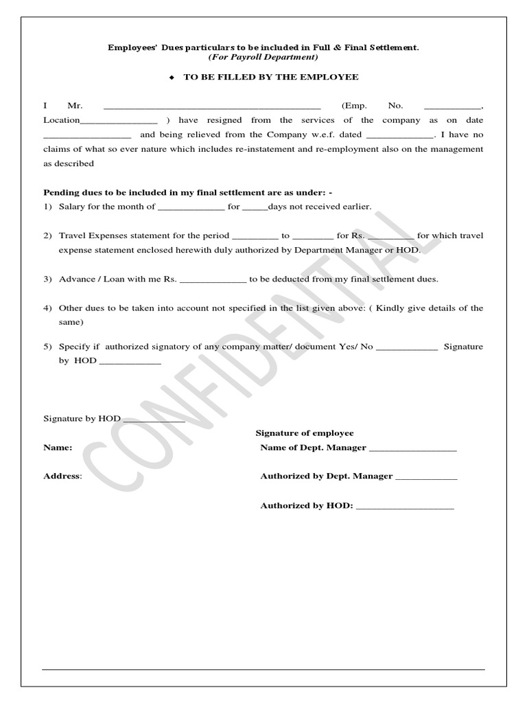 FNF Clearance Form | PDF | Government | Business