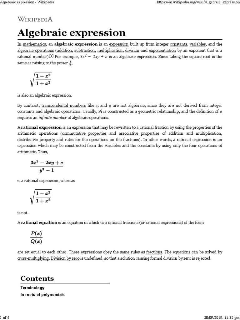 Algebraic Expression: 3x 2xy + C | PDF | Exponentiation | Equations