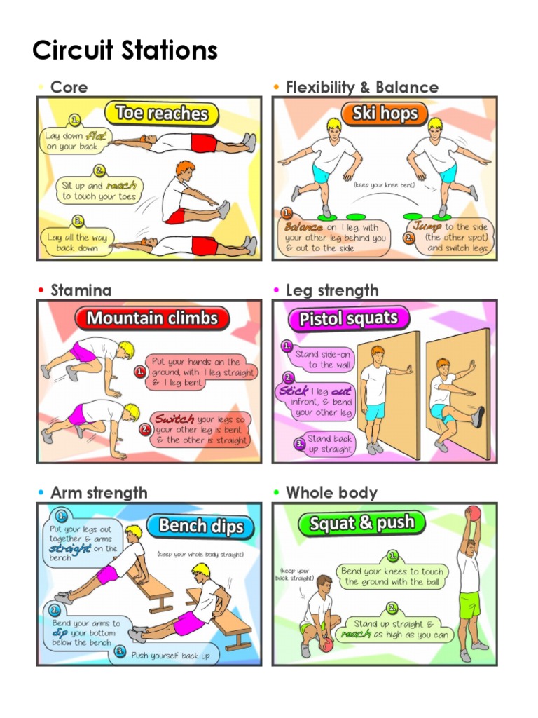 PE Circuit Stations | PDF