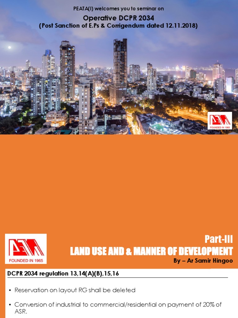 DCPR Peata | PDF | Apartment | Business