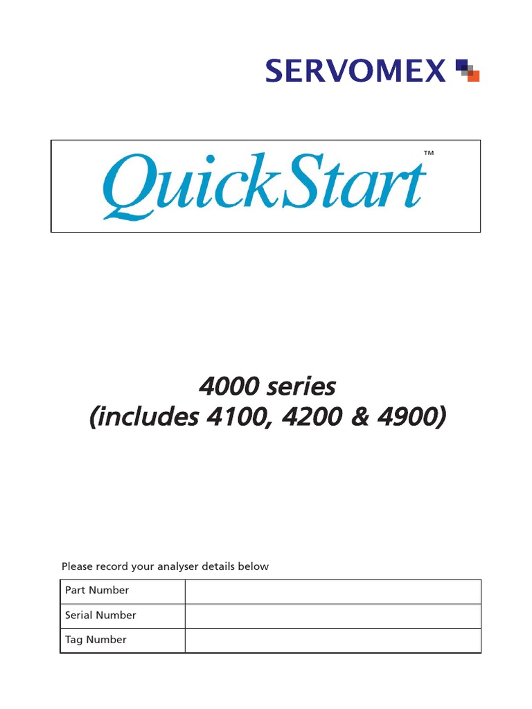 4000 Series (Includes 4100, 4200 & 4900) | PDF | Menu (Computing) | Calibration