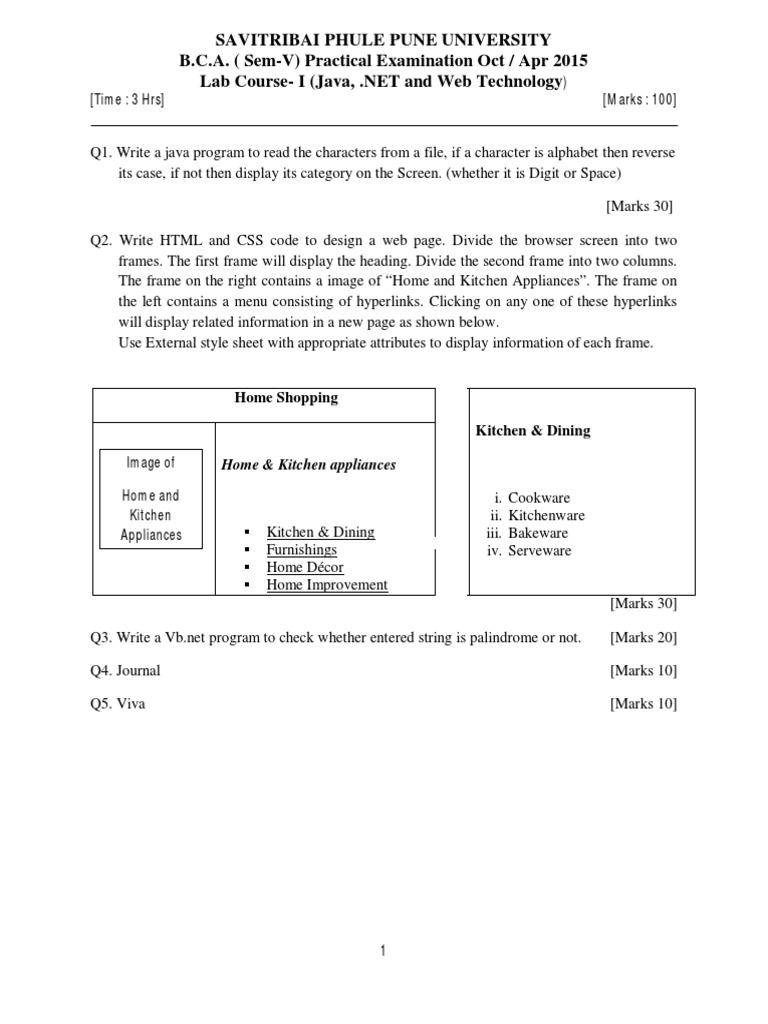 Tybca Sem V | PDF | Hyperlink | Web Page
