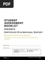 FB - CHCCCS038-Learner Workbook - V1.0 | PDF | Educational Assessment ...