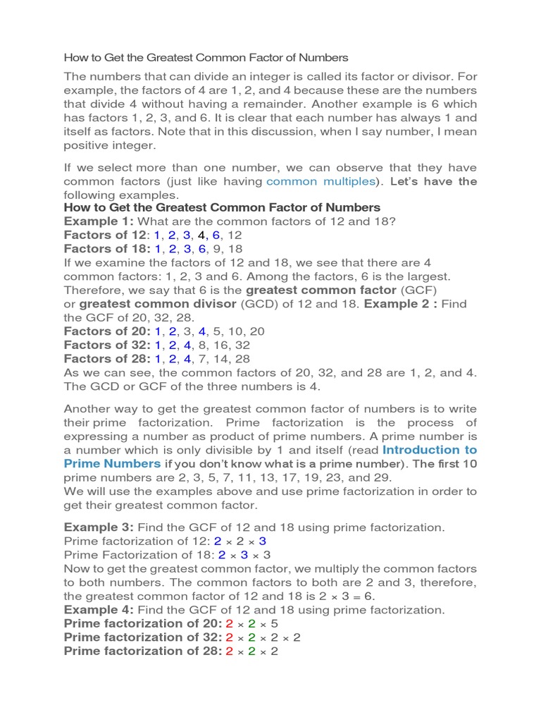 Basic Math Reviewer | Download Free PDF | Fraction (Mathematics ...