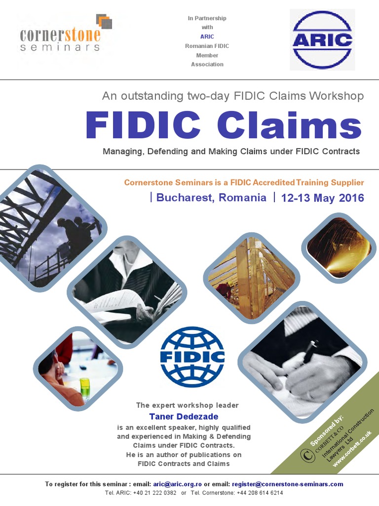 An outstanding two-day FIDIC Claims Workshop | Construction Law ...
