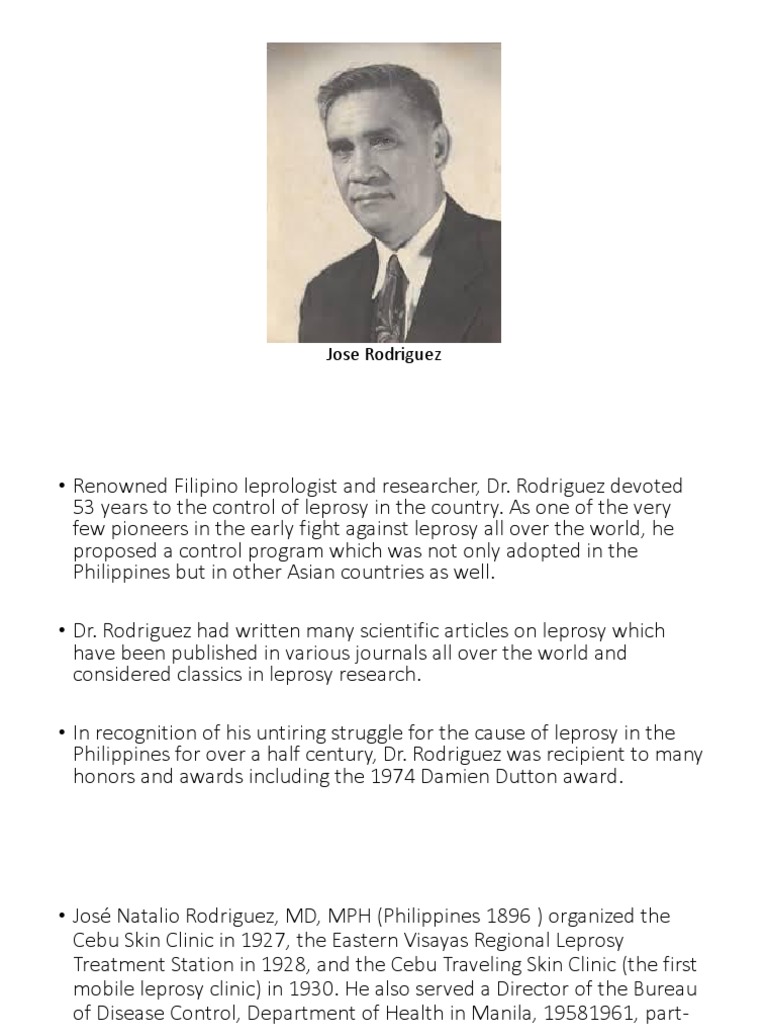 Jose Rodriguez | Download Free PDF | Leprosy | Clinical Medicine