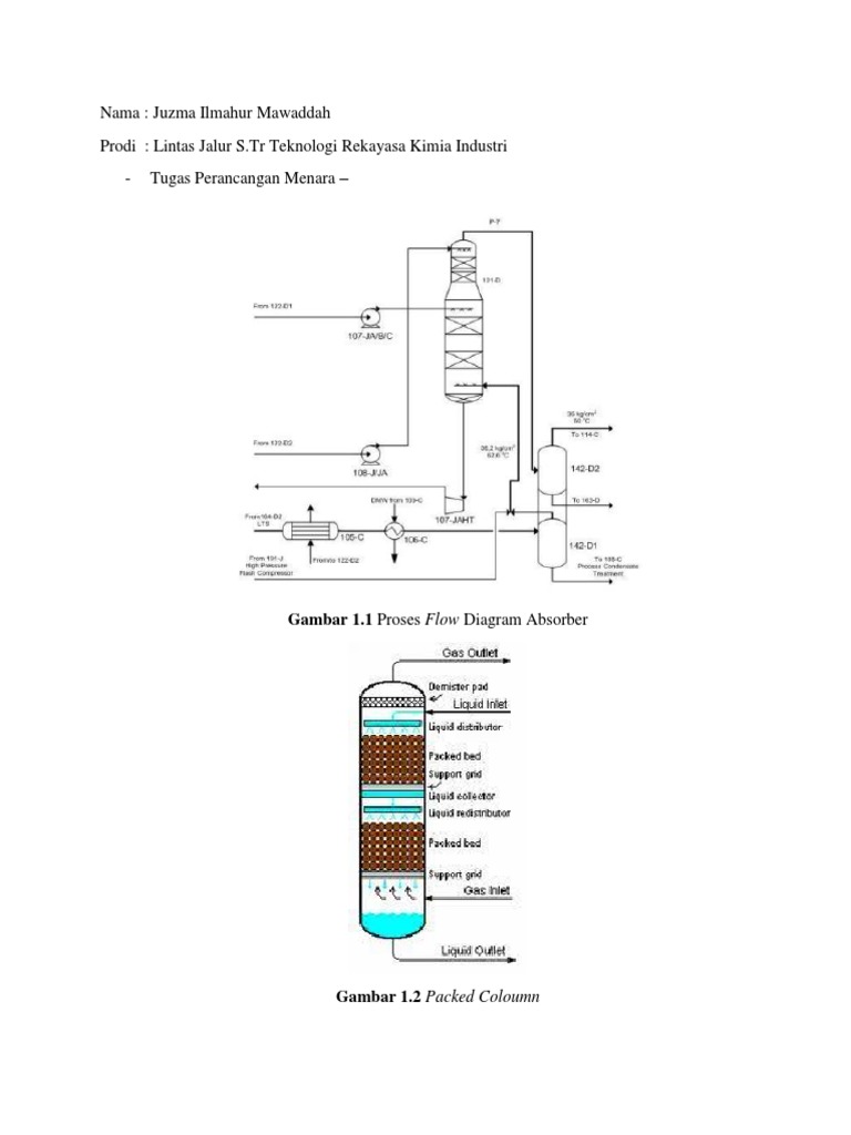 Tugas Absorbsi Perancangan Menara | PDF