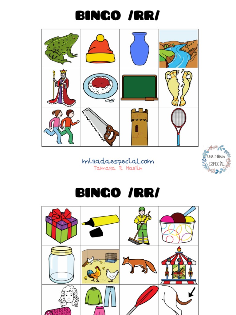 Actividades para Fonema RR | PDF