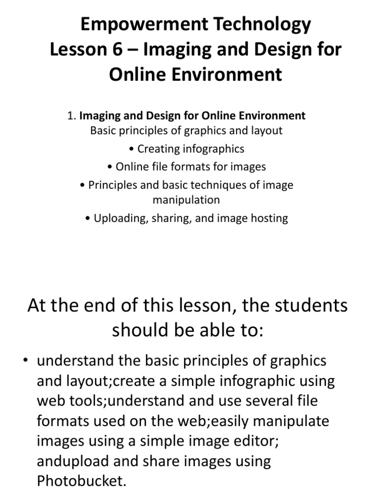 Empowerment Technology | PDF | Infographics | Graphics