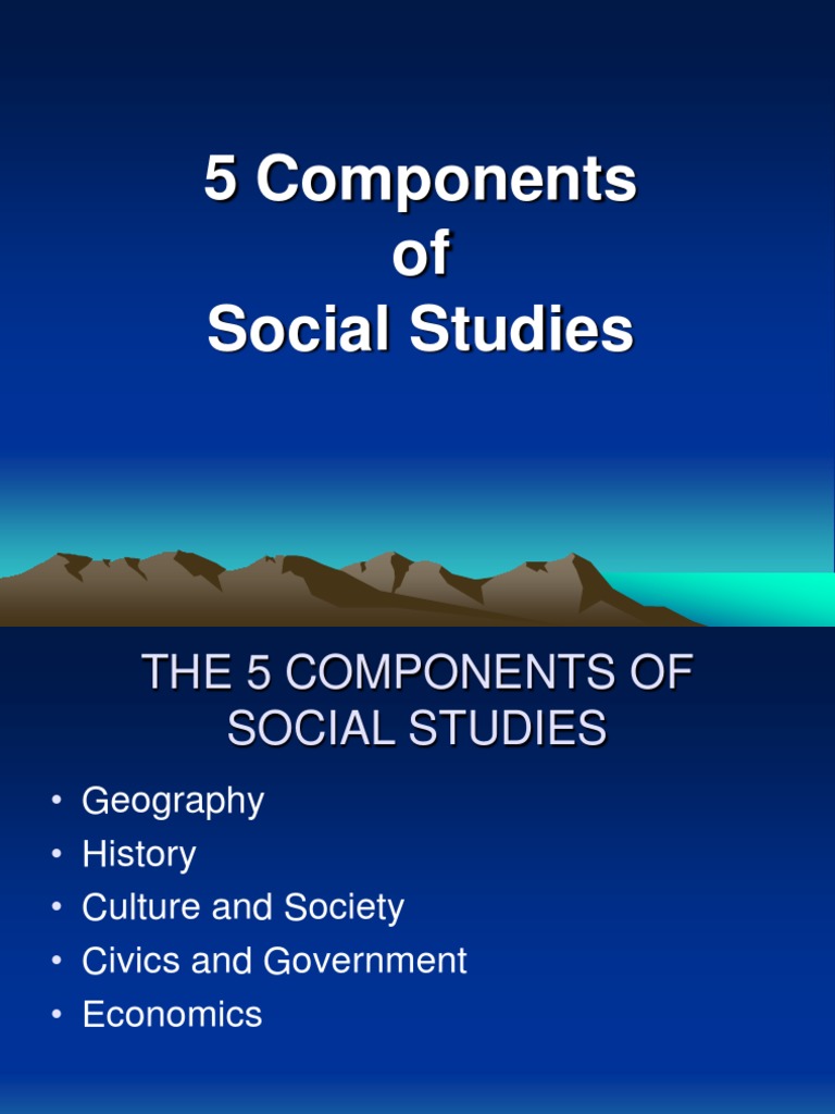 5 Branches of Social Studies | PDF | Wealth | Economics