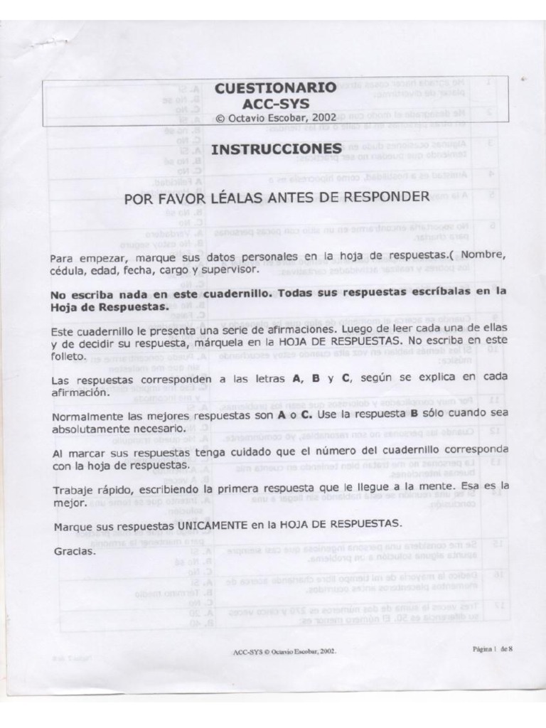 Formato Prueba Acc-Sys | PDF