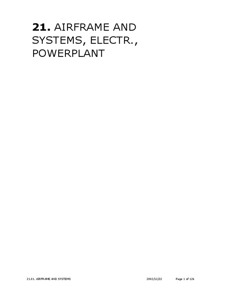 Airframe and Systems Copieeee | PDF | Flight Control Surfaces | Landing Gear