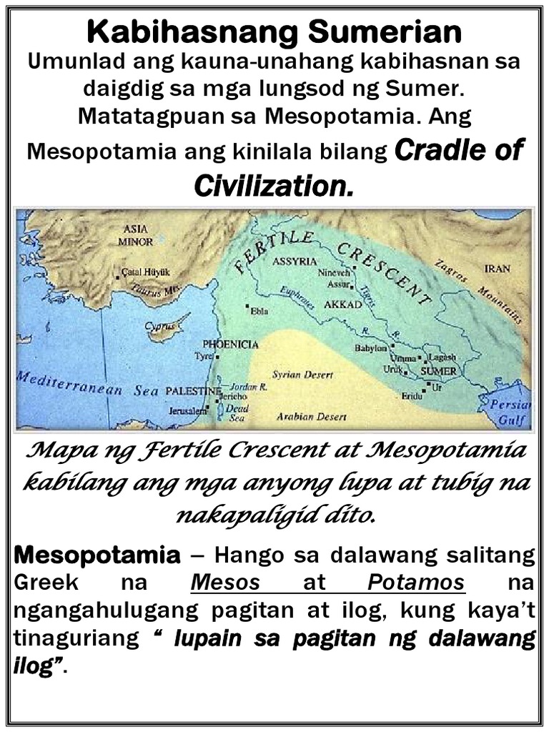 Kabihasnang Sumerian | PDF