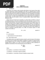 Formation of Color Complexes of Cobalt | PDF | Coordination Complex ...